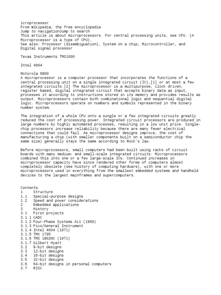 Micronics | PDF | Microprocessor | 64 Bit Computing