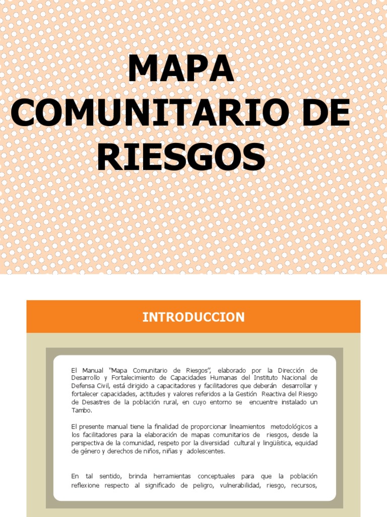 Mapa Comunitario | PDF | Vulnerabilidad | Riesgo