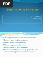 Procedures For Dealing With Incoming and Outgoing Mail in Large and ...