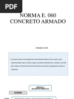 Norma E060 Concreto Armado | PDF | Hormigón | Fundación (Ingeniería)