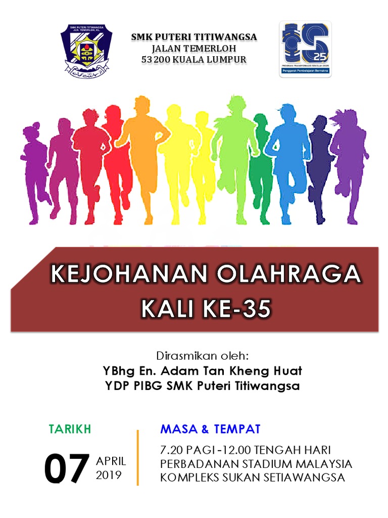 Buku Program Kejohanan Olahraga 2019 PDF | PDF
