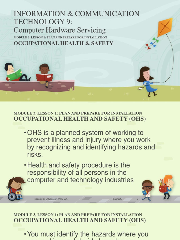Information & Communication Technology 9: Computer Hardware Servicing ...
