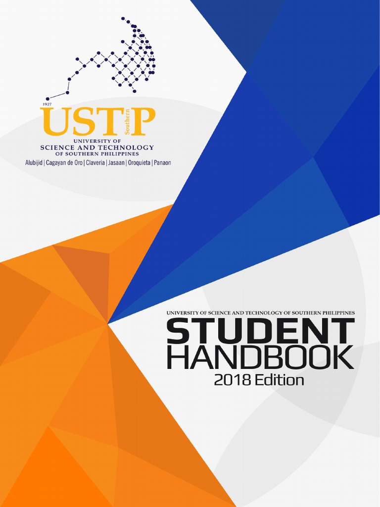 Ustp Student Handbook 28nov2018 Final | PDF | University And College ...