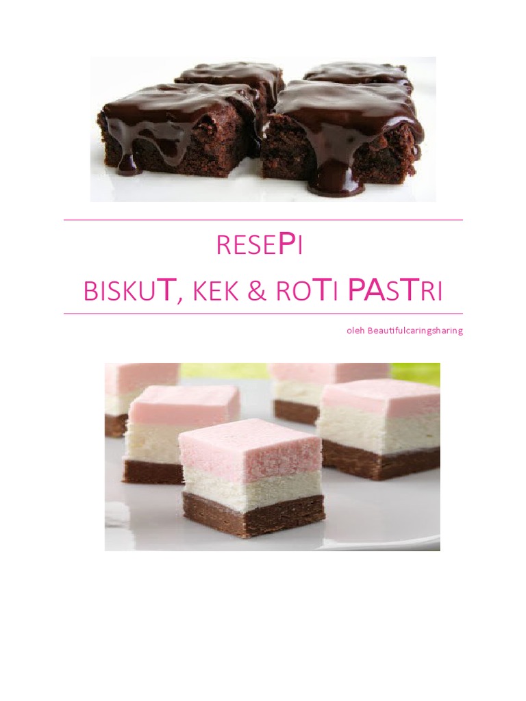 Resepi Biskut Kek Roti Pastri | PDF