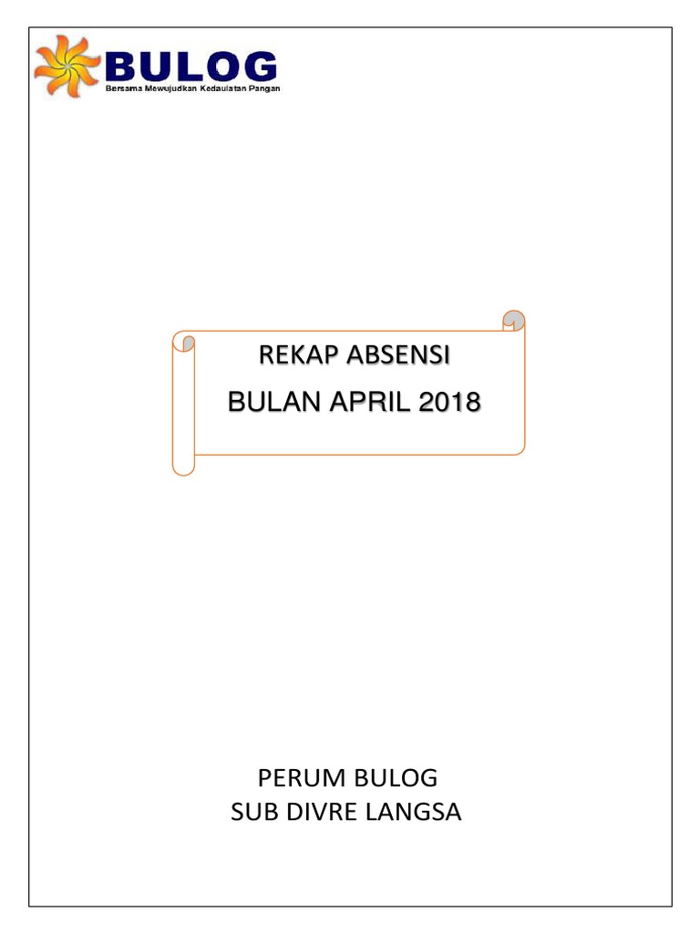 Cover Absen 2018 | PDF