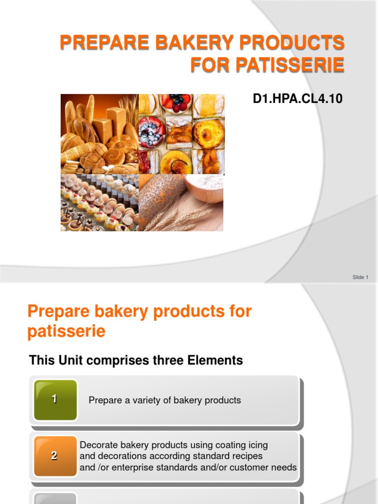 Bakery Products Preparation Guide | PDF | Bakery | Baking