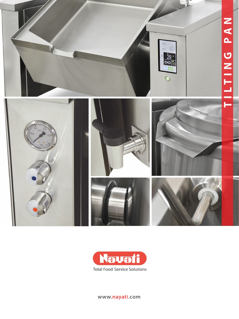 Nayati Tilting Cooking Equipment Guide | PDF | Boiling | Grilling
