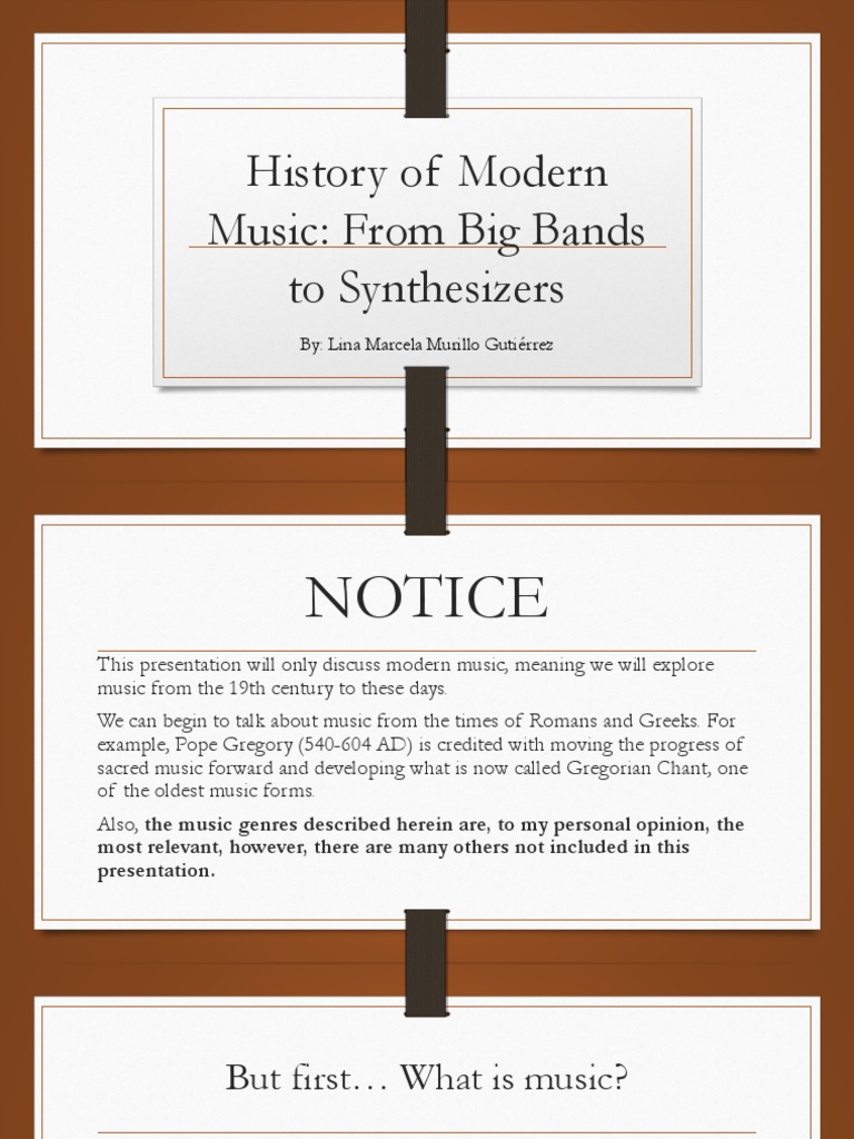 History of Modern Music | PDF | Popular Music | Performing Arts