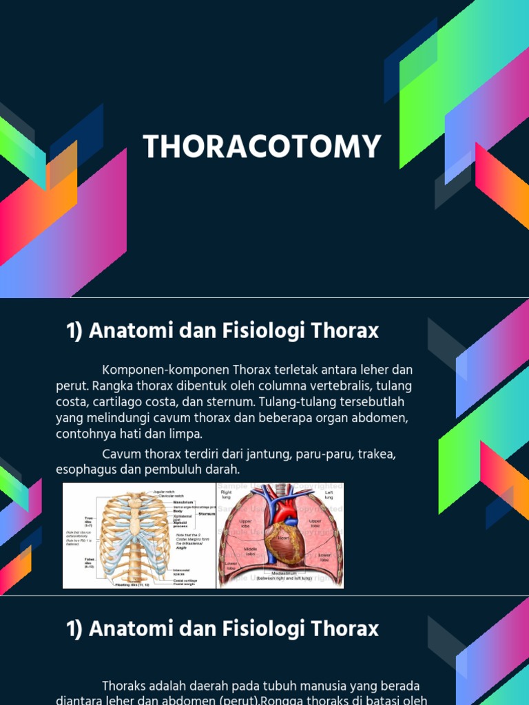 Panduan Thoracotomy: Prosedur dan Fisioterapi | PDF