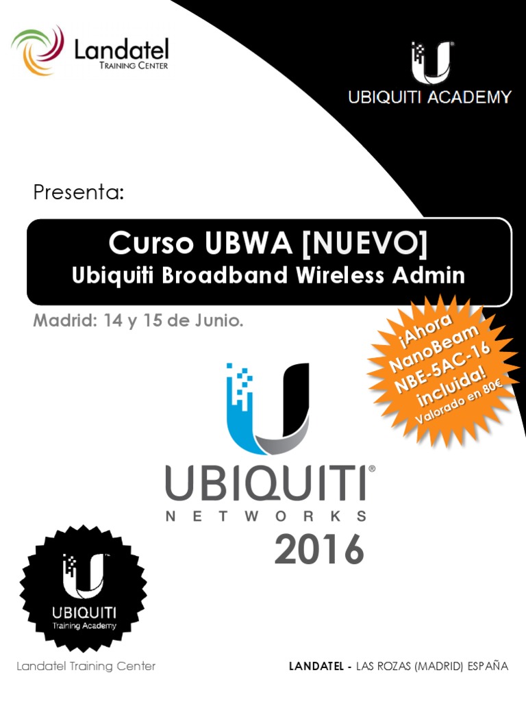 Curso UBWA | PDF | Red de computadoras | Inalámbrico