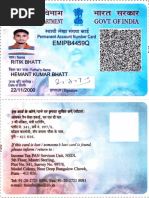 Pan Card Back Side | PDF