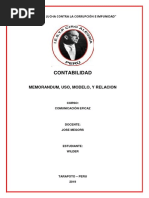 Partes Del Memorándum y Un Modelo | PDF | Estudios de idiomas extranjeros