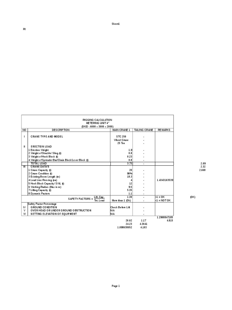 Lifting Arrangement | PDF | Crane (Machine) | Mechanical Engineering