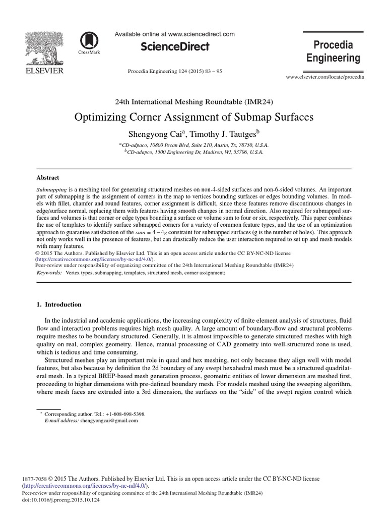 Optimizing Corner Assignment of Submap Surfaces | PDF | Vertex (Geometry) | Vertex (Graph Theory)