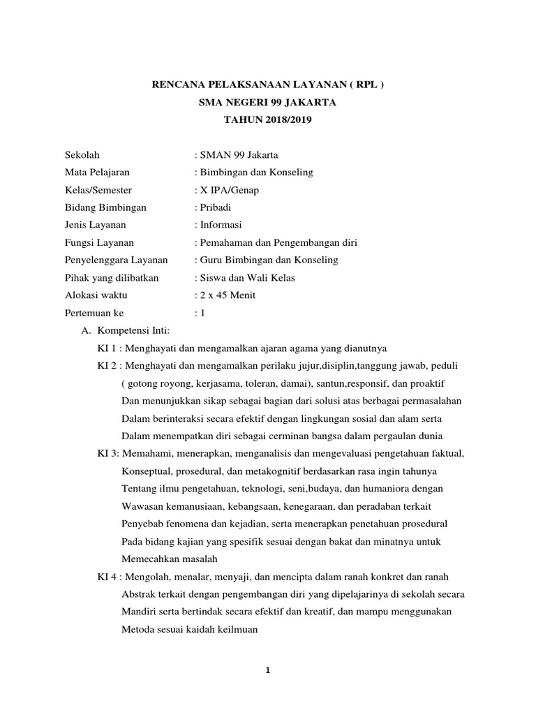 Contoh RPL 4C | PDF | Karier & Perkembangan