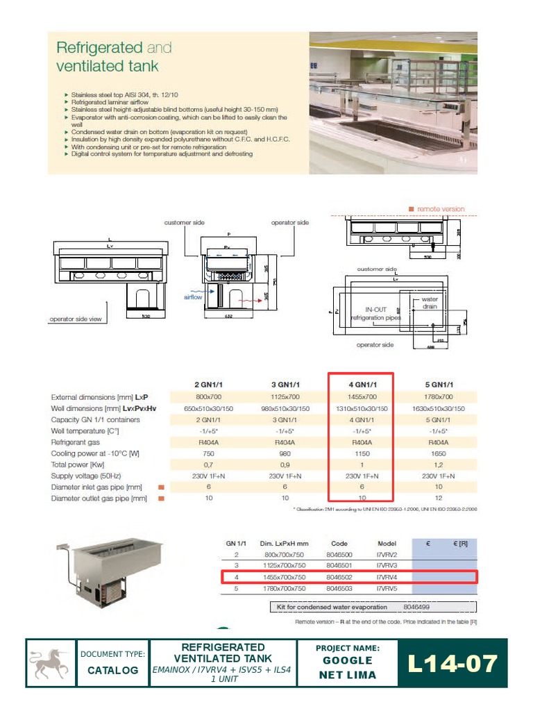 Cold Well Refrigerated Tank Catalog | PDF | Computers
