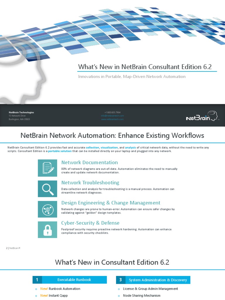 What's New in NetBrain CE6.2 PDF | PDF | Command Line Interface | Network Topology
