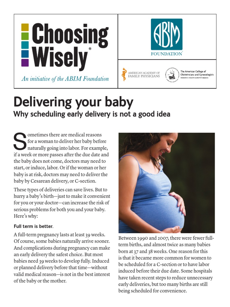 Delivering Your Baby | PDF | Childbirth | Caesarean Section