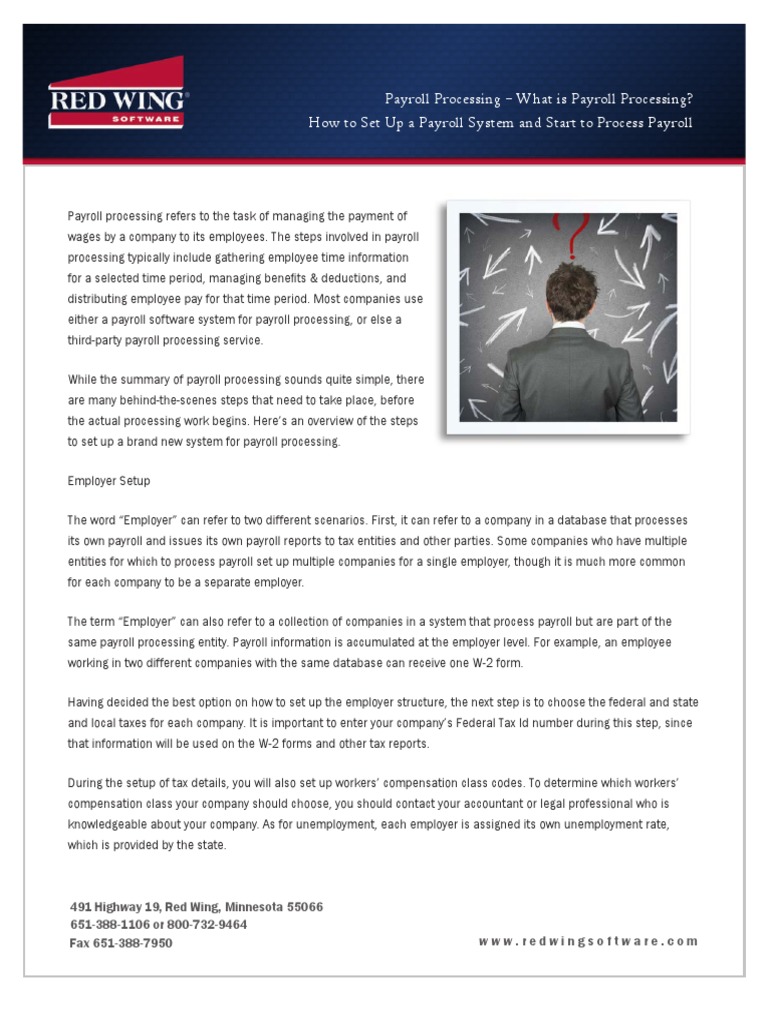 CPPR Payroll Processing | Download Free PDF | Payroll Tax | Payroll