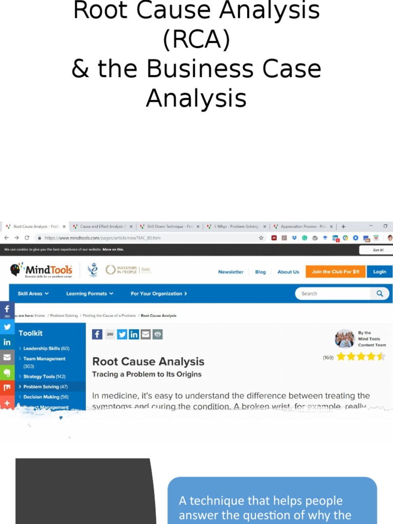 Root Cause Analysis (RCA) | PDF | Causality | Cognitive Science