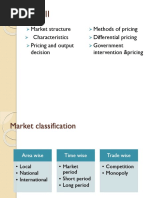 Market Structure Table | PDF | Profit (Economics) | Market Power