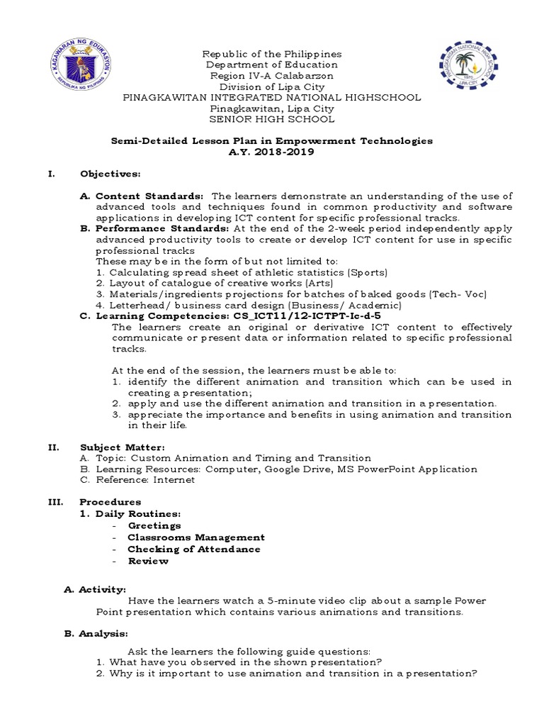 DLP - PowerPoint | PDF | Educational Technology | Microsoft Power Point