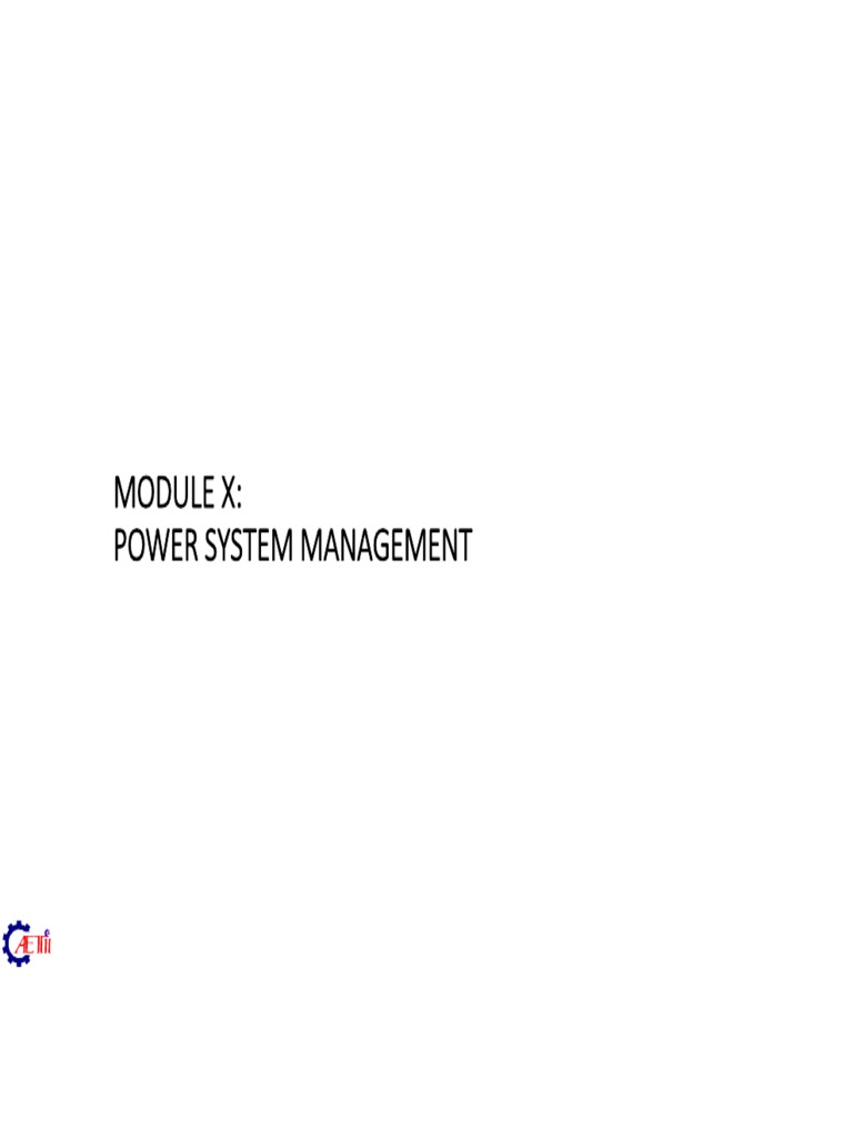 MODULE 10 (Power System Management) | Download Free PDF | Ac Power ...