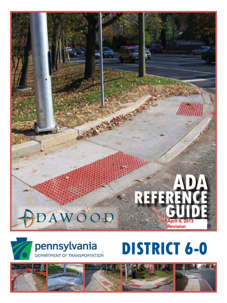 D-6 ADA Policy and Guidance PDF | PDF | Pedestrian Crossing ...