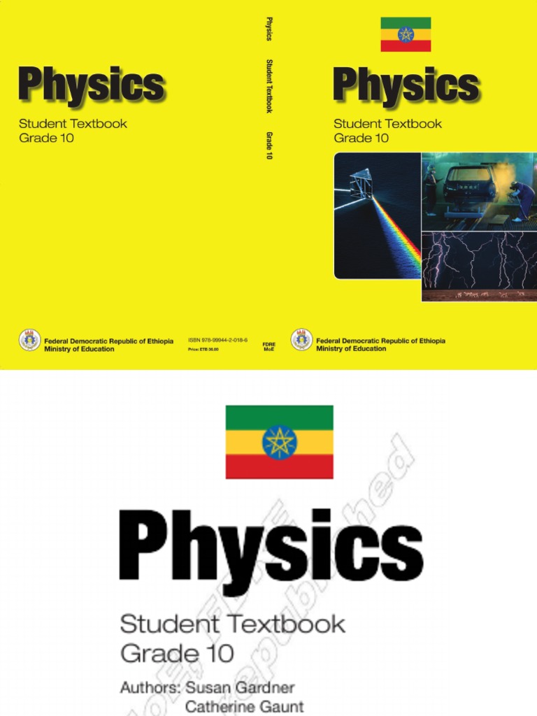 Ethiopian Grade 10 Physics Student Textbook Pdf Learning