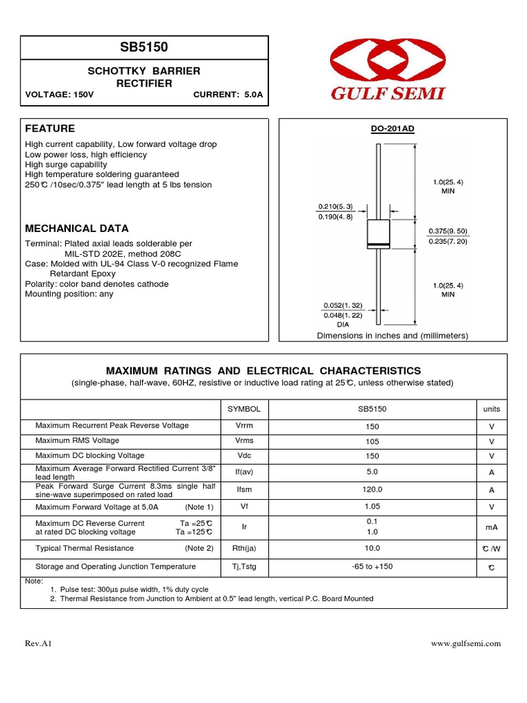Datasheet PDF | PDF | Rectifier | Electrical Engineering