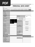 CS Form No. 212 Revised Personal Data Sheet 2 - New | PDF | Crime ...