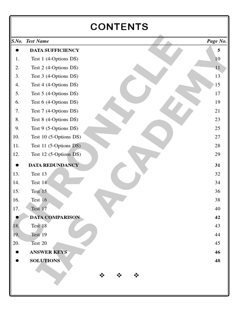 Data Sufficiency | PDF | Question | Integer