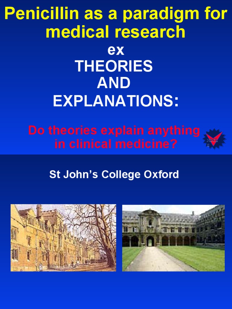 Penicillin As A Paradigm For Medical Research | PDF | Theory | Penicillin