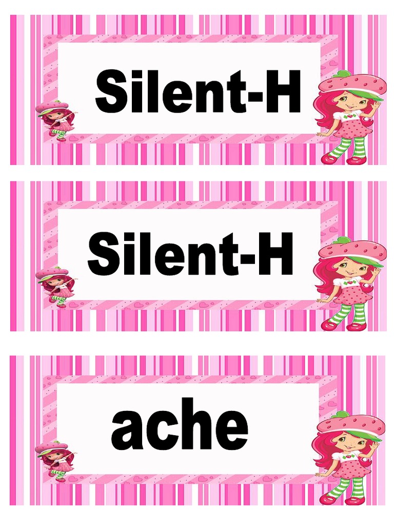 Silent H Words | PDF