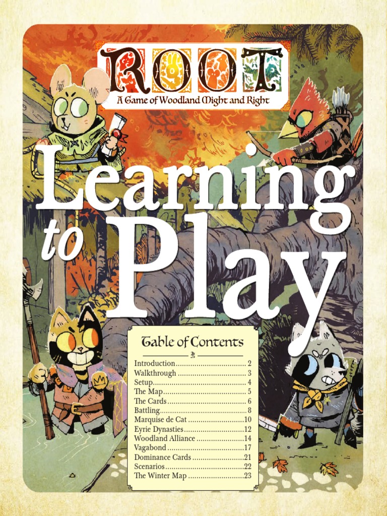 Root PNP (Final) Learn-to-Play Rulebook PDF | PDF | Ambush | Violence