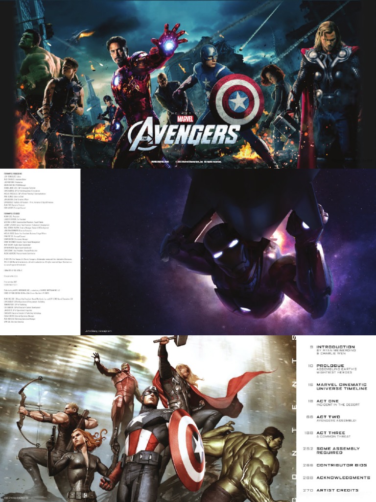 Avengers The Art of The Movie | PDF