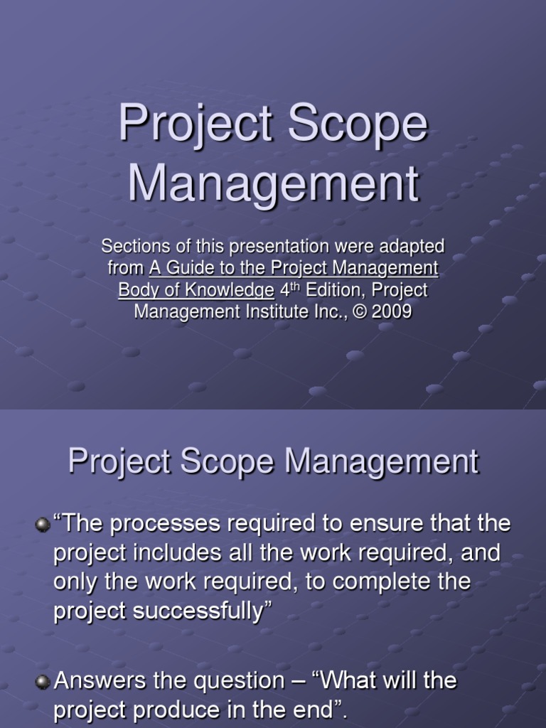 Scope Management 08 | PDF | Mathematical Optimization | Systems Engineering