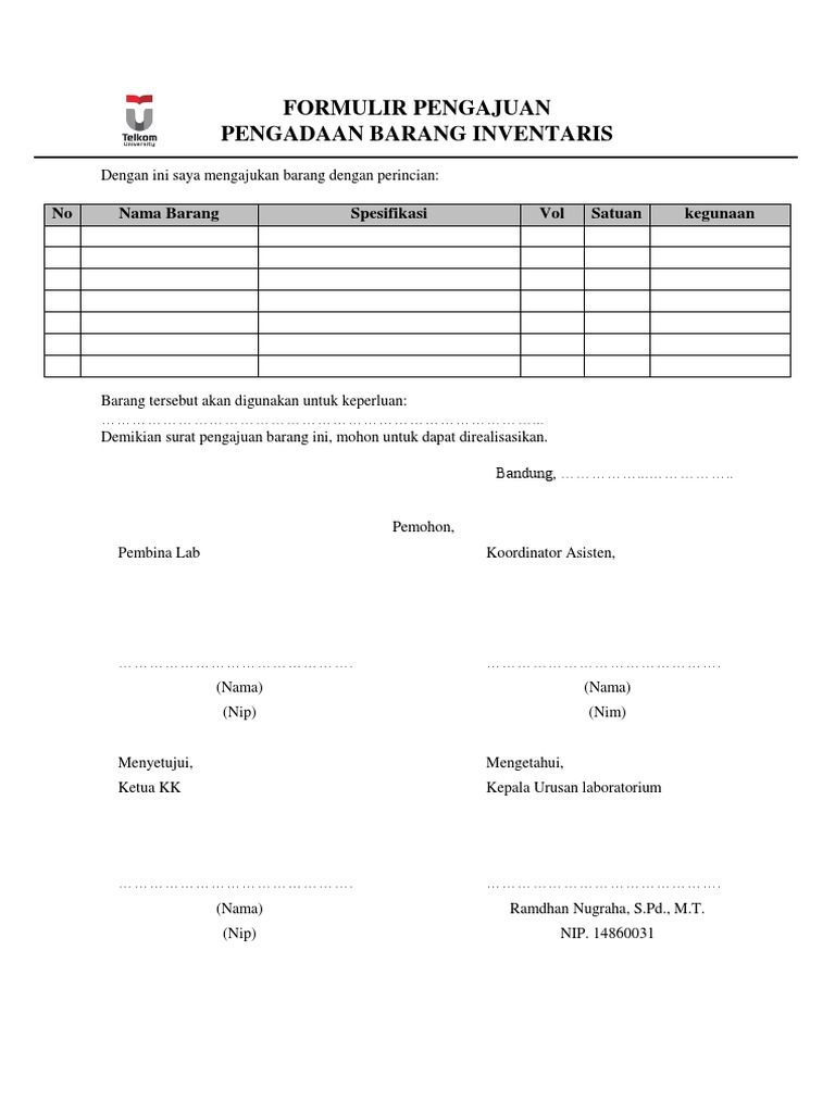 Form Pengajuan Pengadaan Barang Inventaris FTE.docx