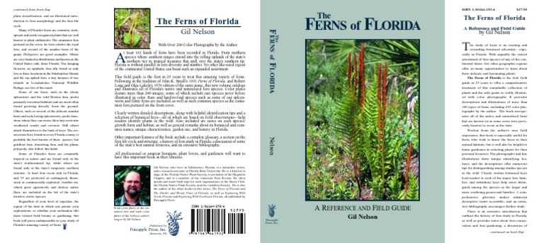 The Ferns of Florida by Gil Nelson | PDF | Fern | Field Guide