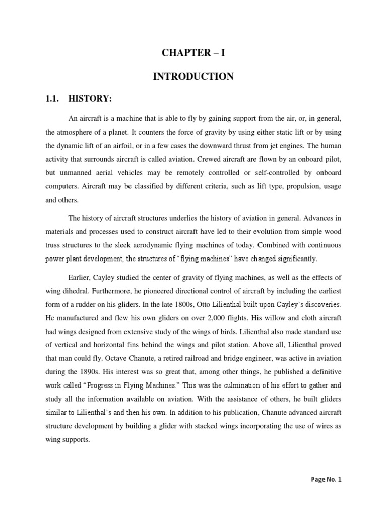 An Introduction to Aircraft Structure and Design | PDF | Fixed Wing ...