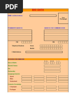 Biodata Format | PDF | Symbols | Communication