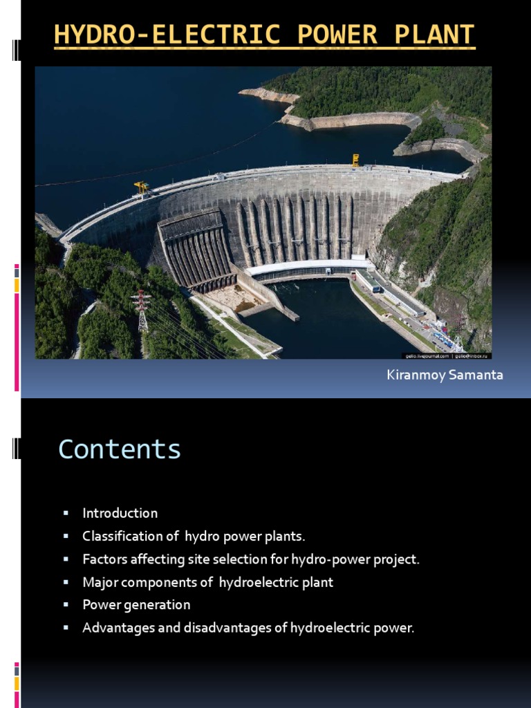 Hydropower Plant | Download Free PDF | Hydroelectricity | Turbine