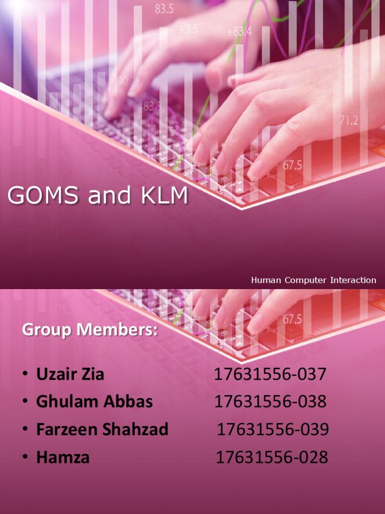 Goms and KLM: Human Computer Interaction | PDF | Areas Of Computer ...