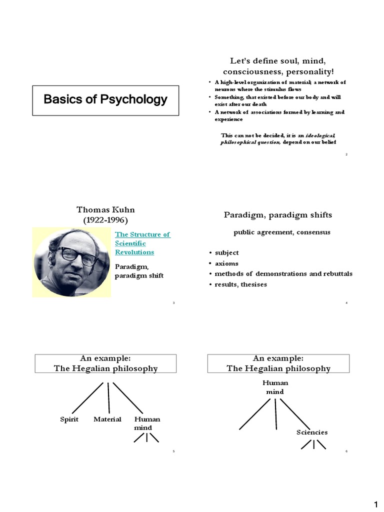 Hegalian Philosophy in Psychology | PDF | Behaviorism | Psychology