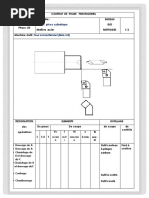 Chapitre 1 Elaboration D - Une Gamme D - Usinage | PDF | Usinage | Menuiserie