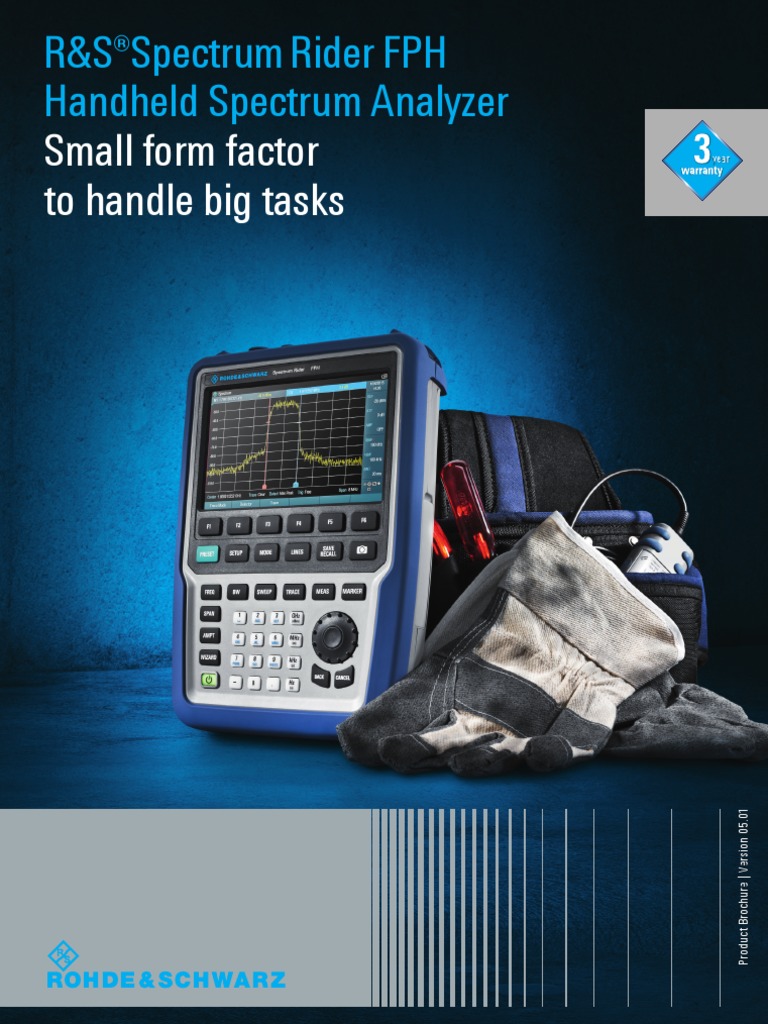 Small Form Factor To Handle Big Tasks: R&S®Spectrum Rider FPH Handheld ...