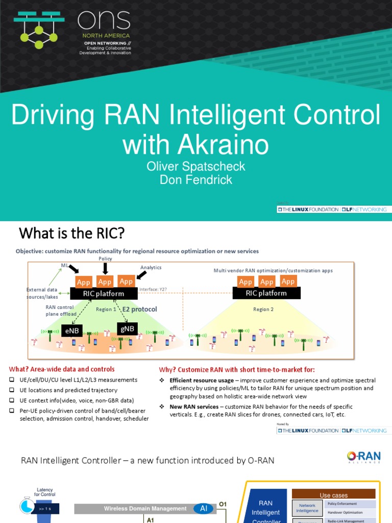 ONS - RIC PPT For Study | PDF | Internet Of Things | Cloud Computing