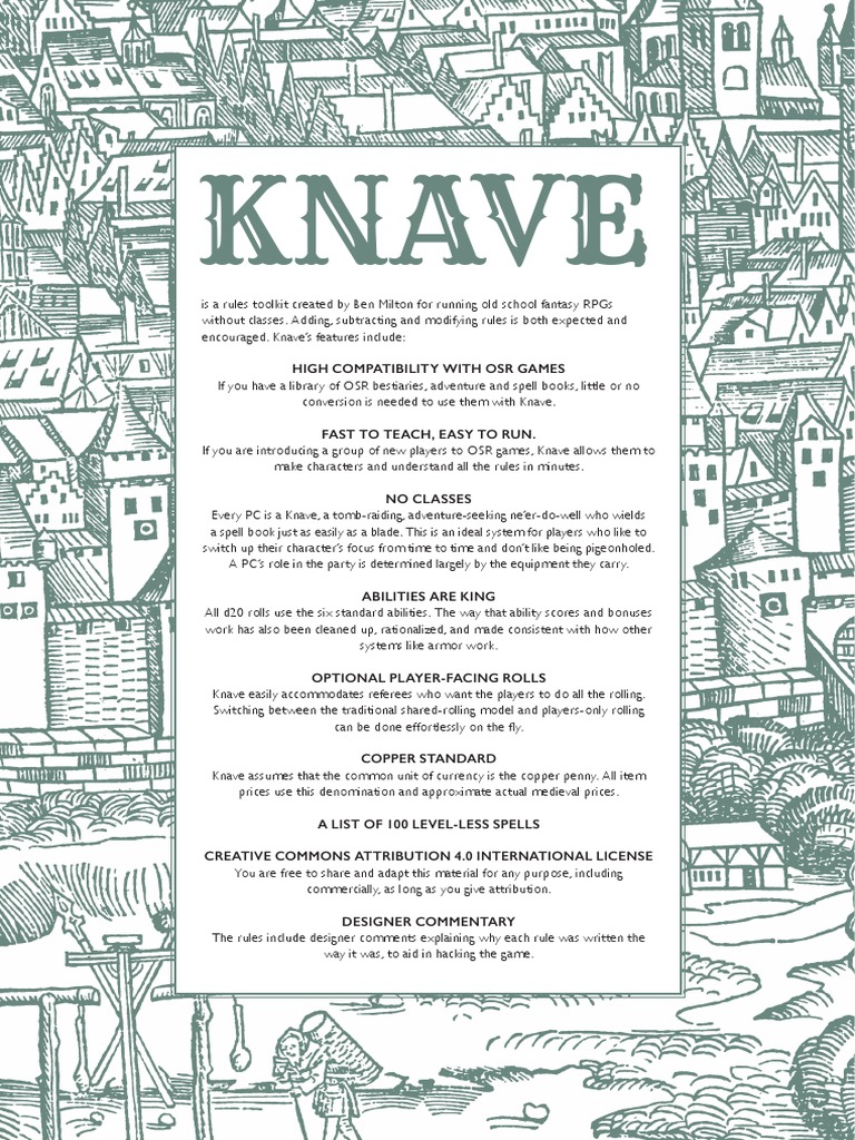 Knave RPG - Fast OSR System With No Classes | PDF | Dungeons & Dragons | Leisure