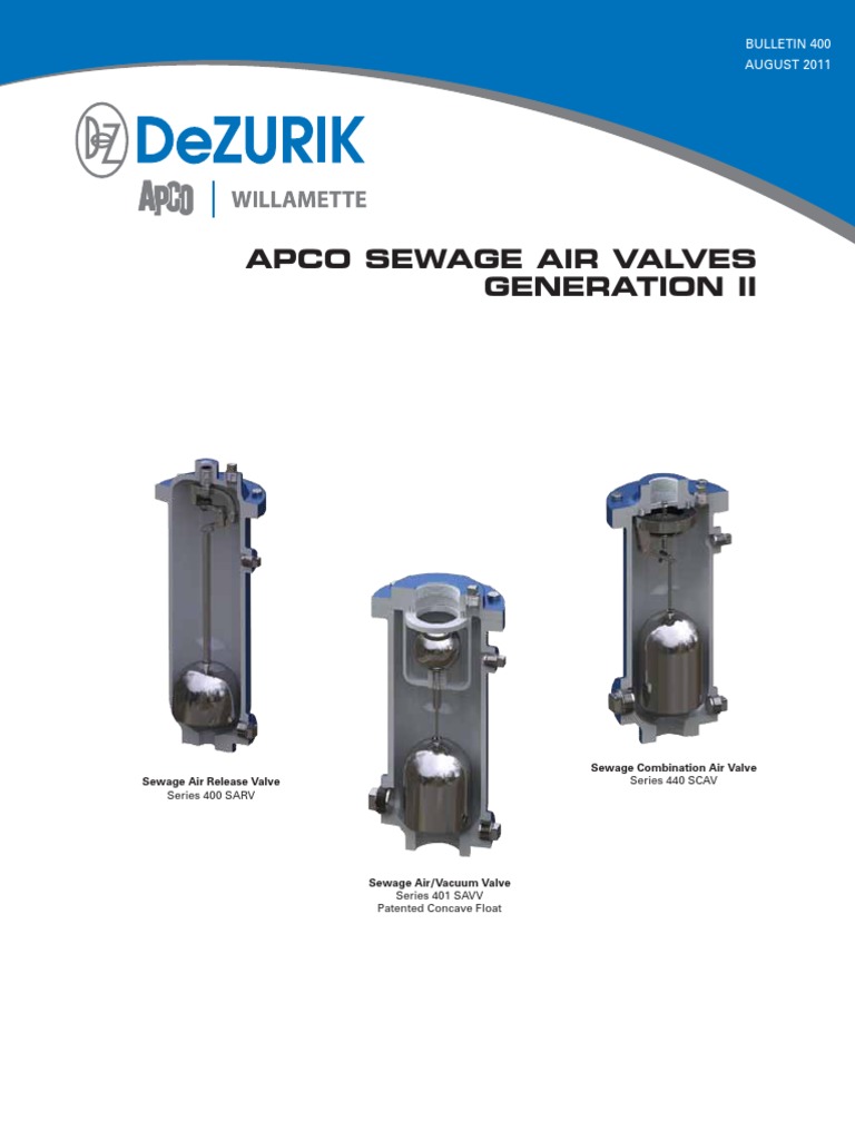 Apco Dual Body Sewage Combination Air Valves Asd Asd Dual Body Sewage ...