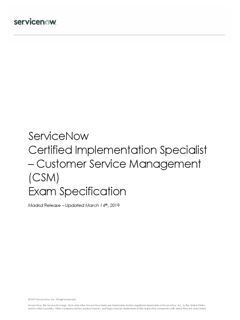 Cis CSM Blueprint PDF | PDF | Multiple Choice | Test (Assessment)